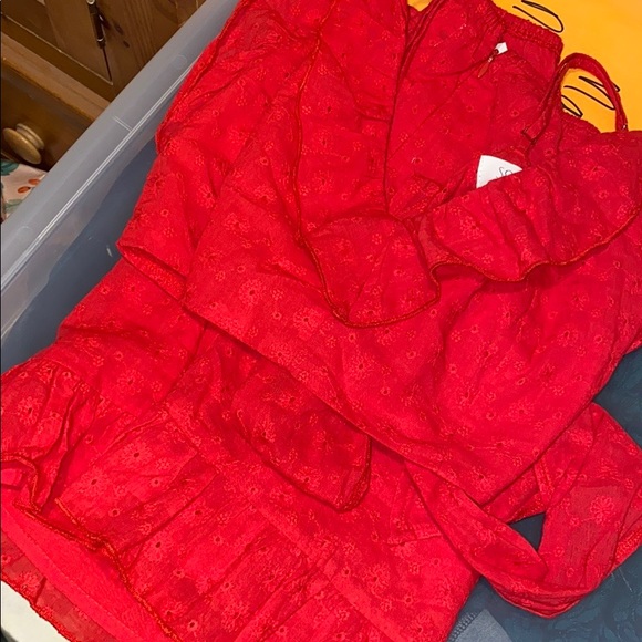 Sorella Moon | Skirts | Sorella Moon Set Revolve Ruffle Eyelet Skirt ...